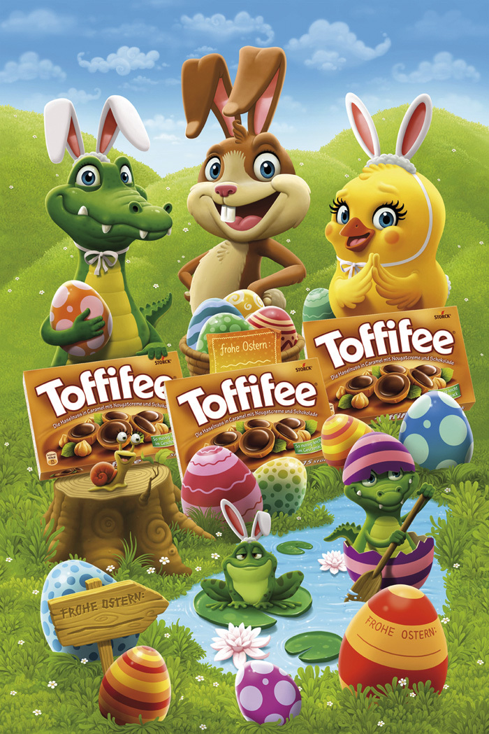 Toffifee – Easter Edition - Andreas Krapf Illustration